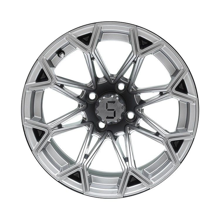 Golf Cart 12''/14'' Gunmetal Wheel 4x4 Bolt Pattern -25 ET 16 Spokes